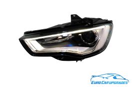 Audi A3 S3 8V Bi Xenon LED Left Headlight RHD retrofit OEM 8V0941005 - Euro Car Upgrades store