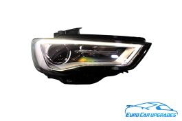 Audi A3 S3 8V Bi Xenon LED Right Headlight RHD retrofit OEM 8V0941006 - Euro Car Electronics store